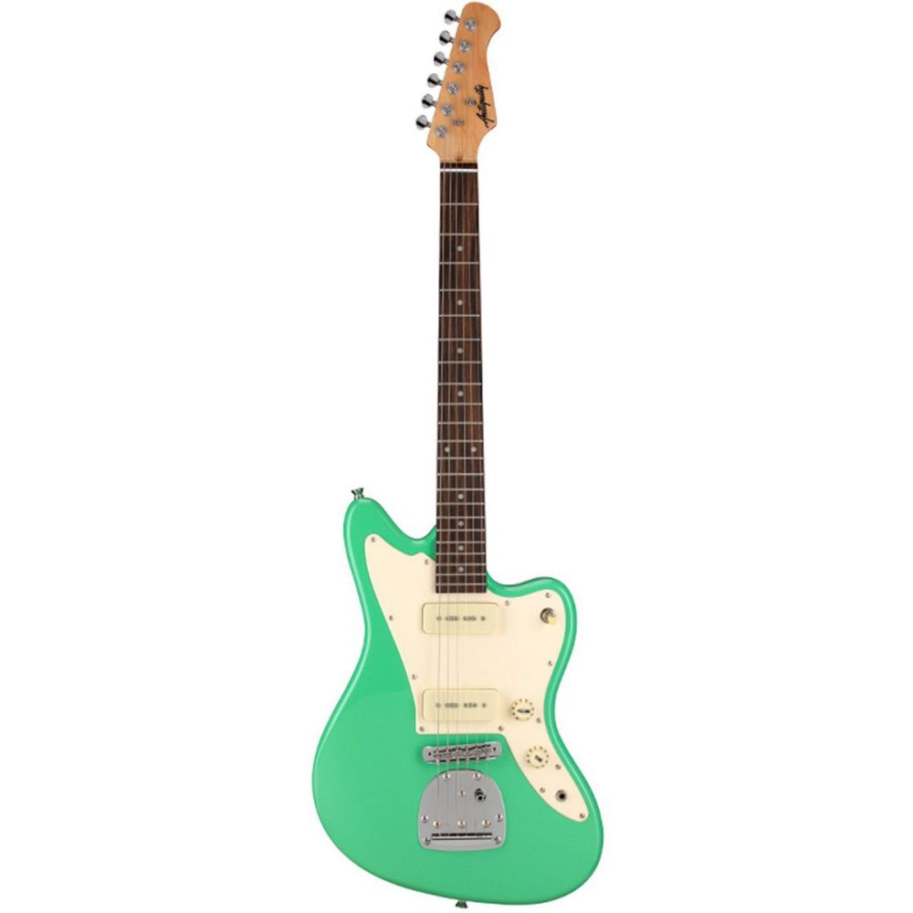 Antiquity AQJZ Electric Guitar, Surf Green - www.music-part-shop.com